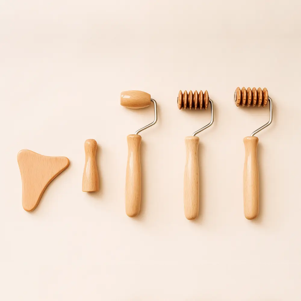 Maderotherapy Face Tools - Basic kit, Variation 2. - Maderotherapy ...