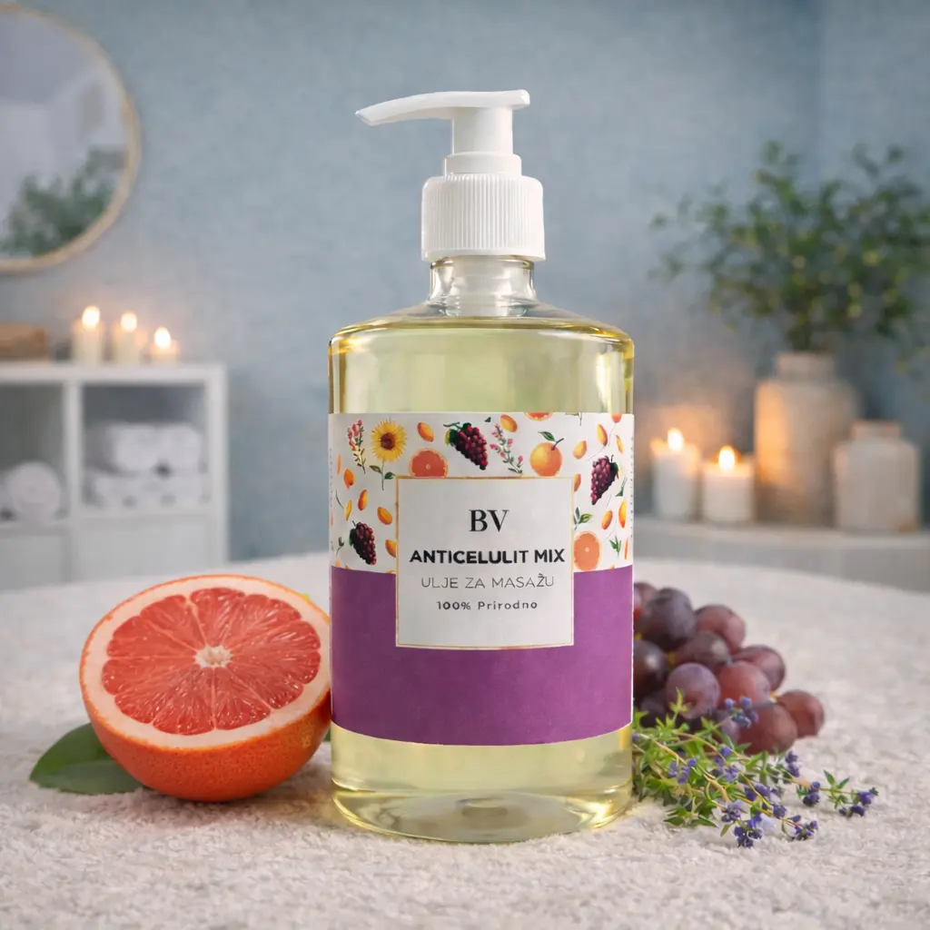 Anticellulite Mix Massage Oil - Maderotherapy Massage Tools